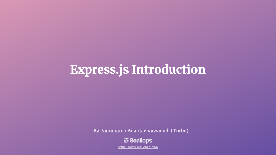 Express-1: Introduction - snappify.com
